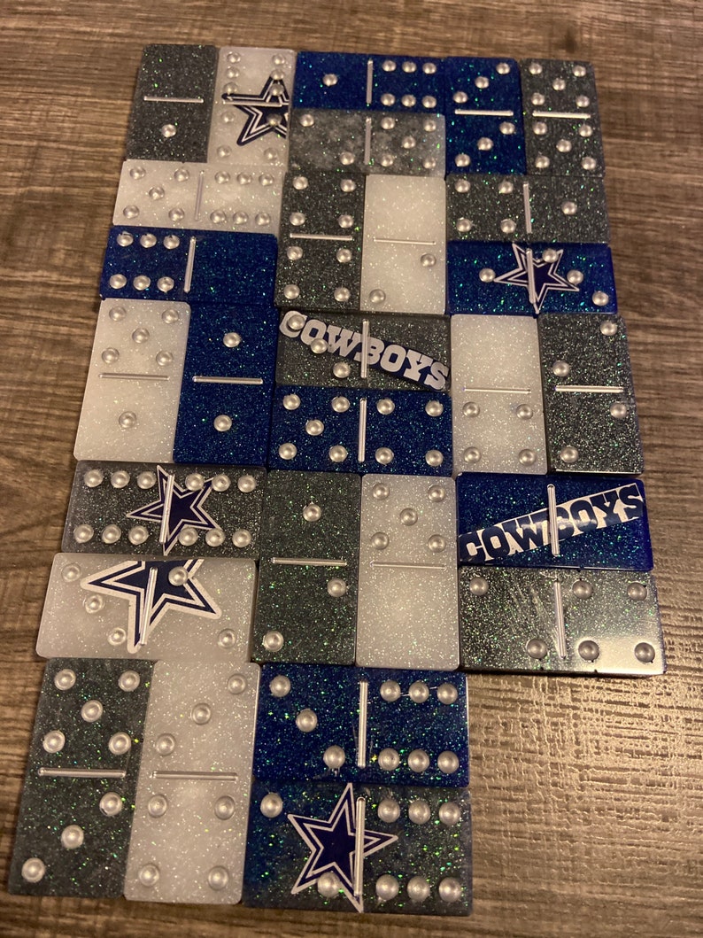 Dallas Cowboys Inspired Dominoes - Etsy