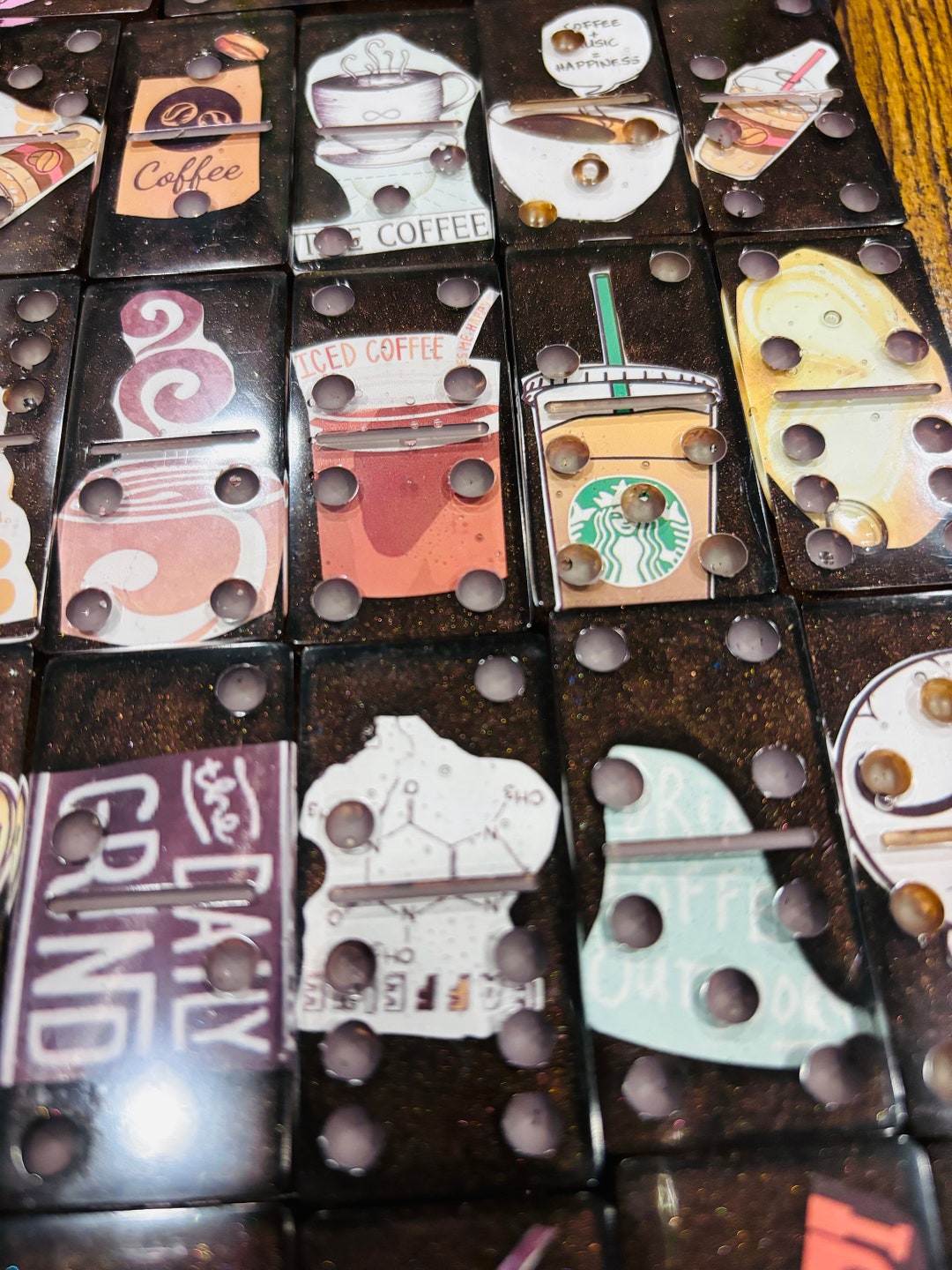 Coffee Inspired Dominoes - Etsy