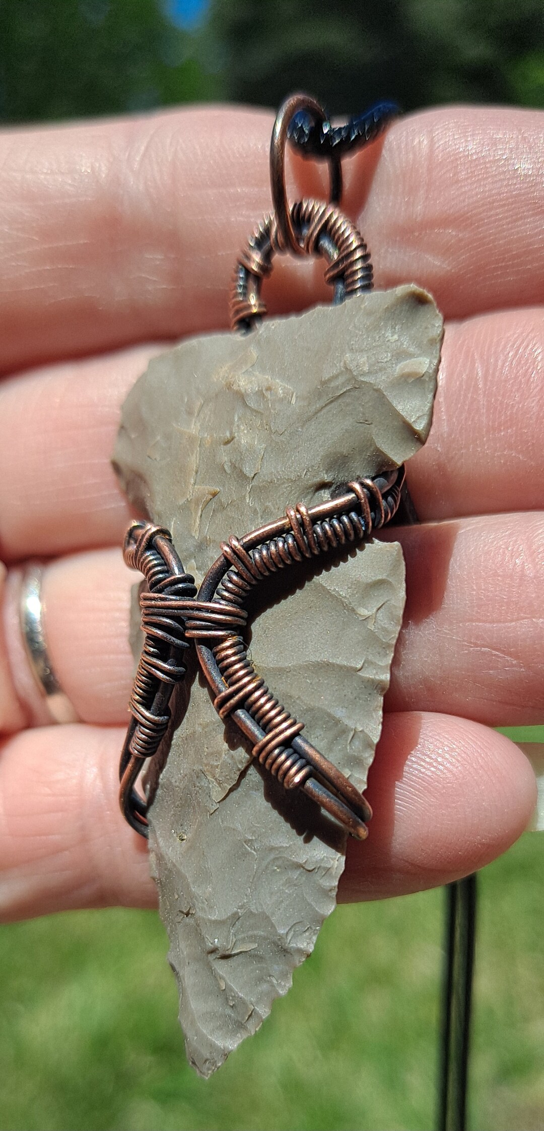Handmade Arrowhead Pendant Necklace Gift Idea - Etsy