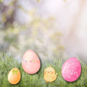 Digital Easter Egg Watercolor - Etsy