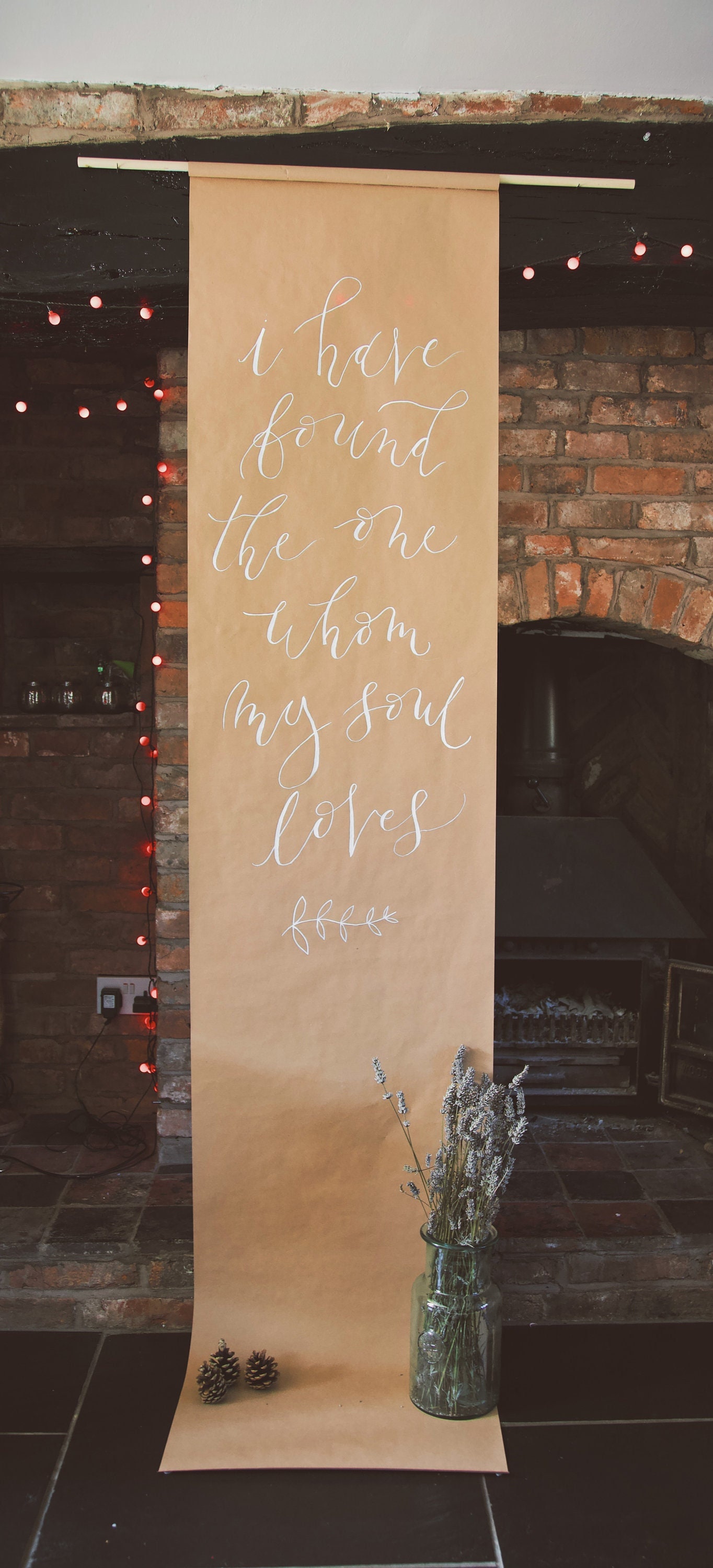 Custom Calligraphy Wedding Banner/ Wedding Back Drop / Celebration ...
