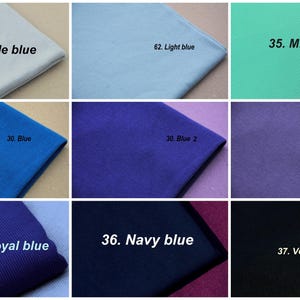 20 X 100 Cm Rib Knit Fabric, Stretch Ribbing Fabric for Cuffs Hems ...