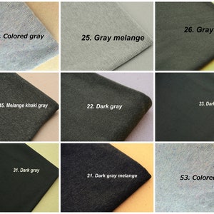 20 X 100 Cm Rib Knit Fabric, Stretch Ribbing Fabric for Cuffs Hems ...