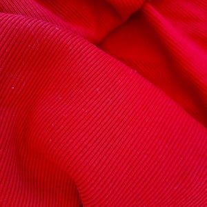 20x110 Cm Rib Knit Fabric (2x2 Ribbing) for Cuff, Waistband and ...