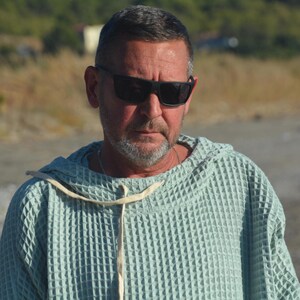 Men Poncho Surf, Changing Robe, Bathrobe Waffle Cotton - Etsy