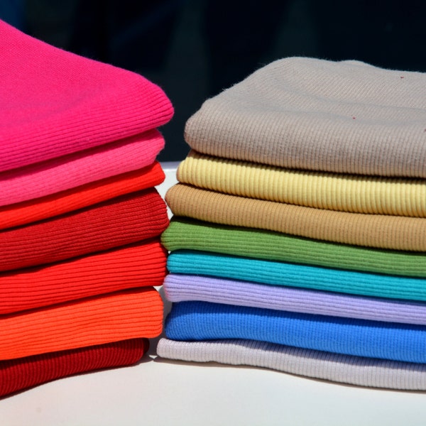 Ribbed Knit Fabric - Etsy