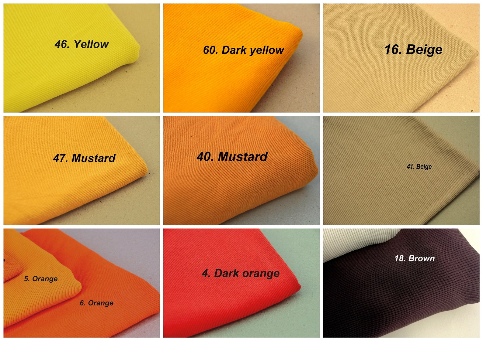 20 X 100 Cm Rib Knit Fabric Stretch Ribbing Fabric for Cuffs - Etsy