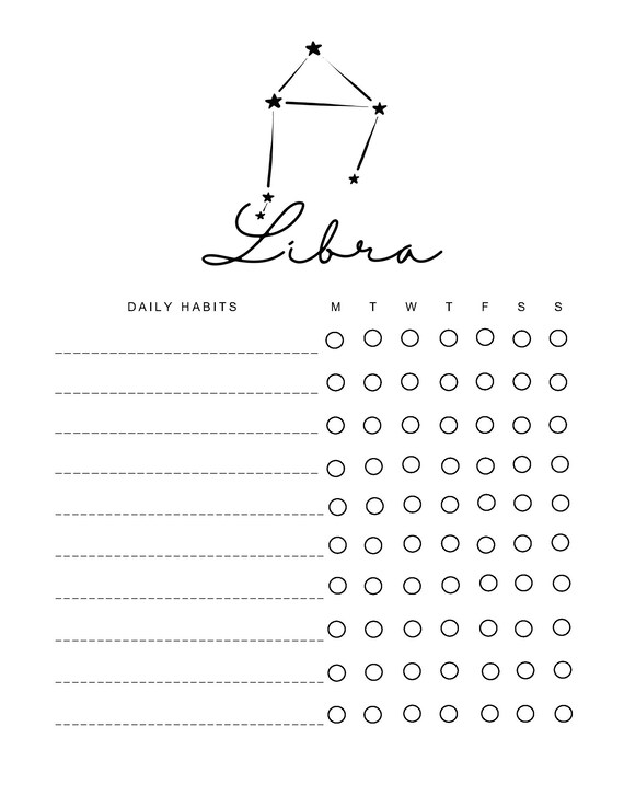 Printable Daily Habits List and Tracker Daily Habits Sheet by - Etsy
