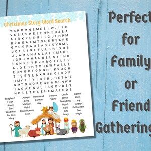 Christmas Story Word Search Printable - Etsy