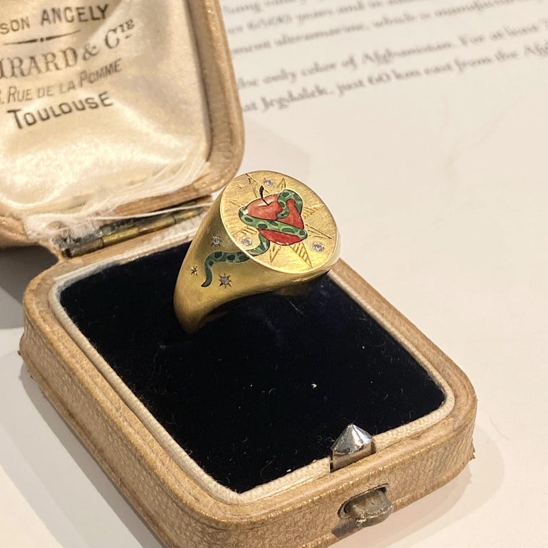 Cece Jewelry Signet Ring - Etsy UK