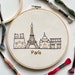 Paris France Embroidery Pdf Pattern - Beginner Hand Embroidery ...
