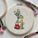 Easter Bunny Hand Embroidery Pattern Beginner Hand Embroidery Pdf ...