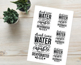 Sticker Drink More Water - Etsy