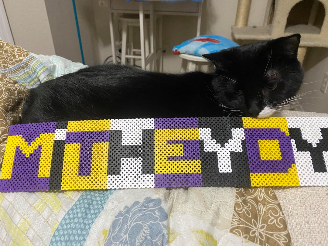 Nonbinary m'theydy Perler Bead Sign - Etsy