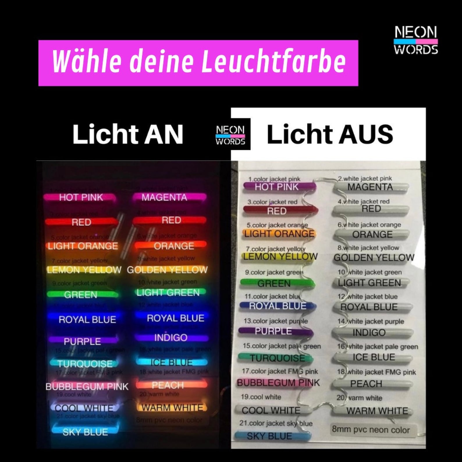 Neon Schild Neon Schriftzug Neon Leuchte Neon Lampe Neon Sign Neon ...