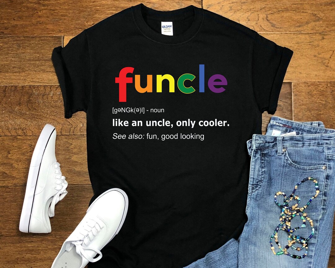 Men's Funny Uncle T-shirt, Funcle Shirt, Gift Ideas, Uncles Fun Saying ...