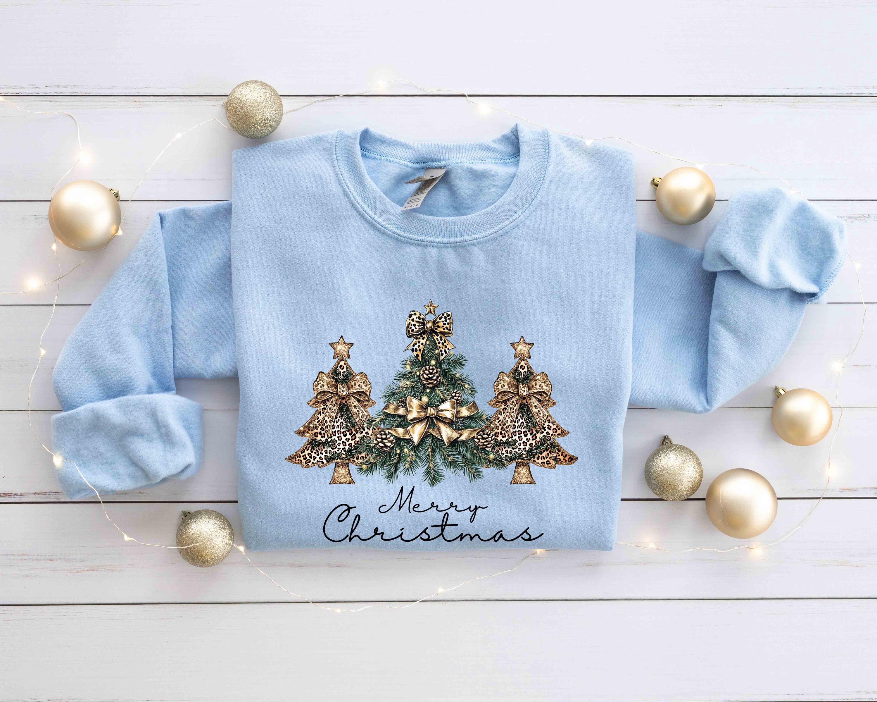 Christmas Trees Shirt, Merry Christmas Sweatshirt, Funny Women ...
