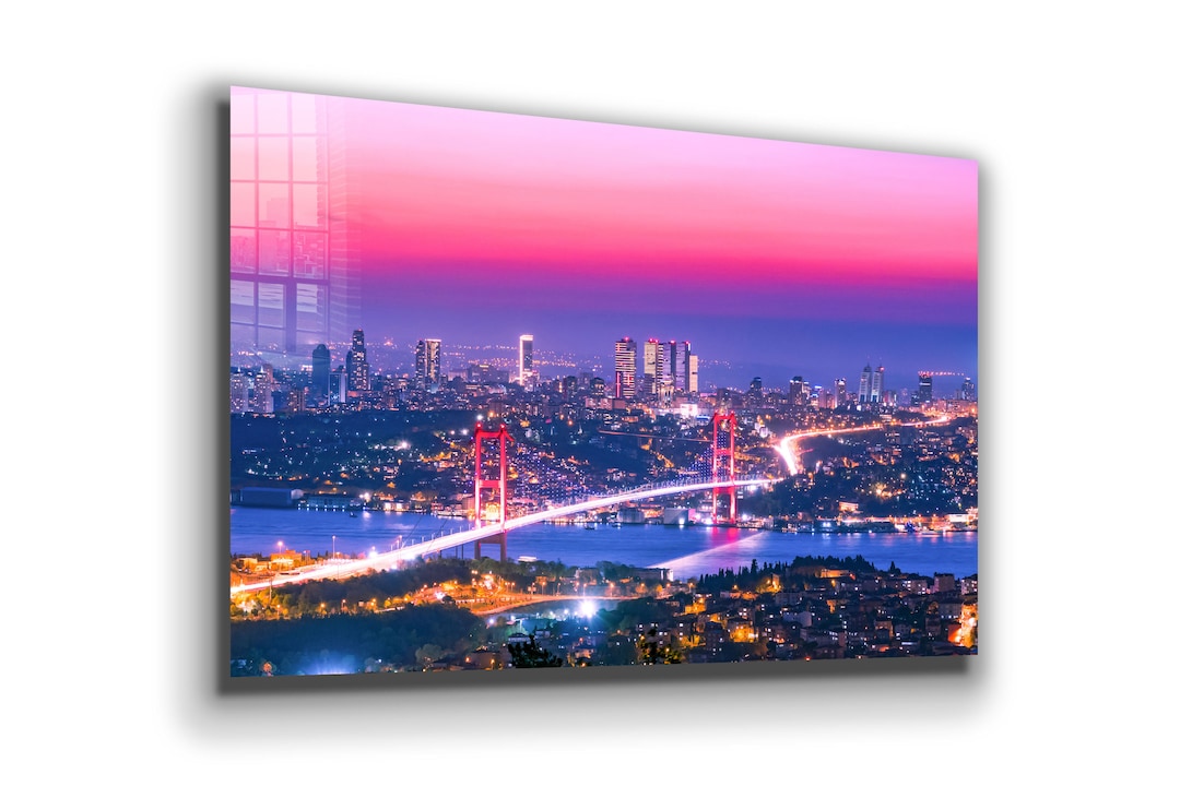 İstanbul , Bosphorus , Bosphorus Bridge , Canvas Decor , Glass Wall Art ...