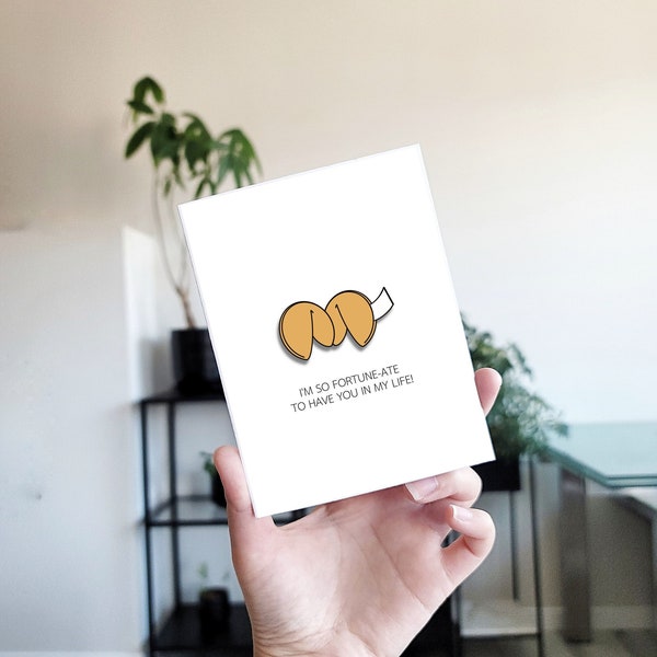 Fortune Cookie Card - Etsy