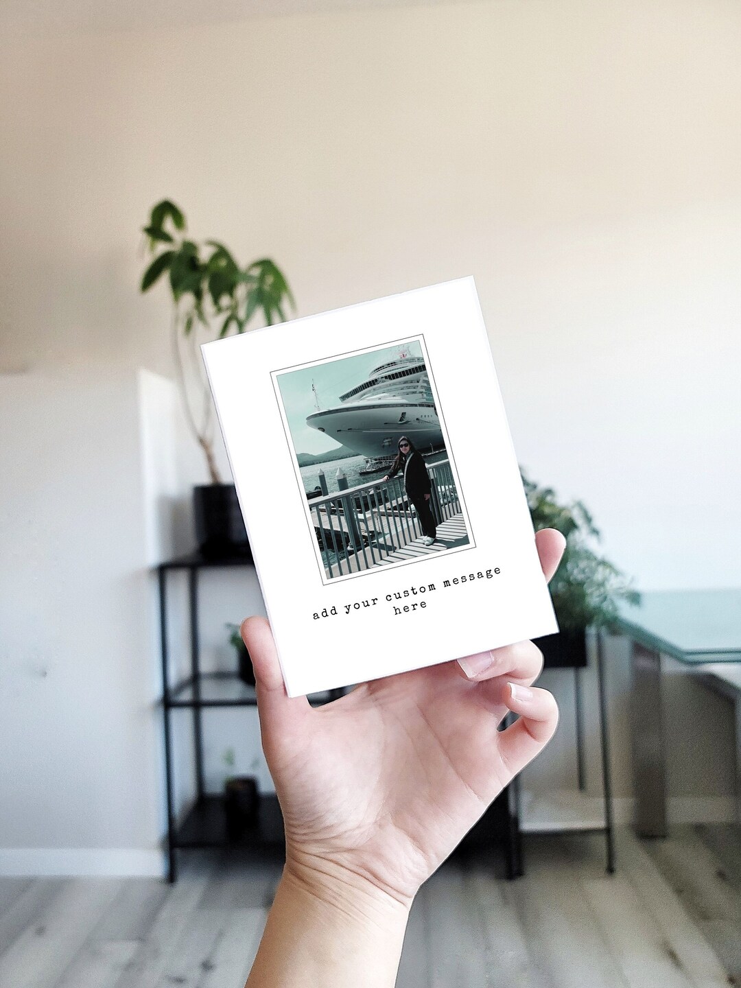 Custom Portrait Photo Card, Pictures, Personalisable, Custom Card ...