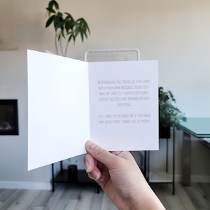 Custom Photo Card, Custom Picture, Personalisable, Custom Card ...