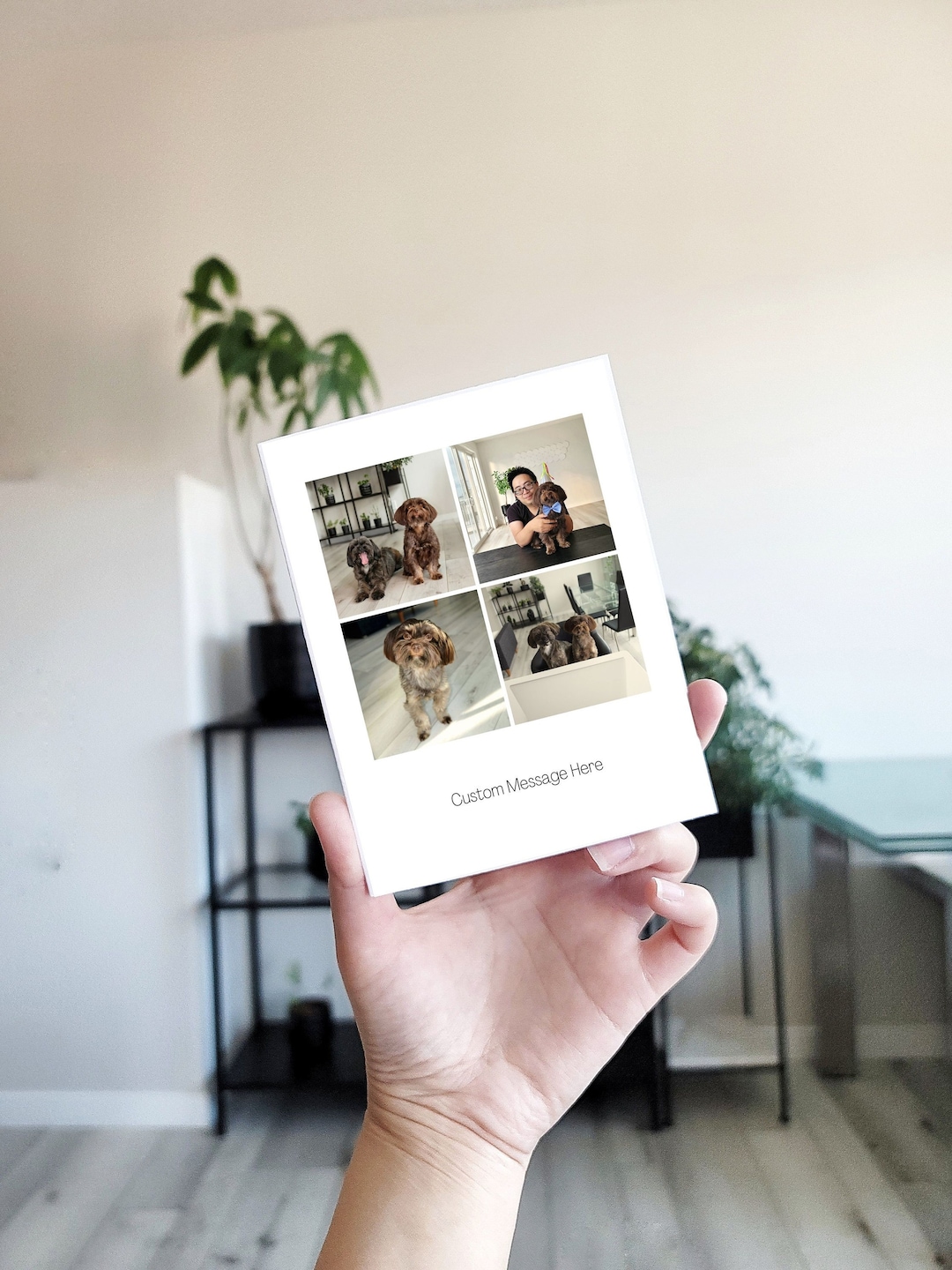 Custom Collage Photo Card, Custom Picture, Personalisable, Custom Card ...