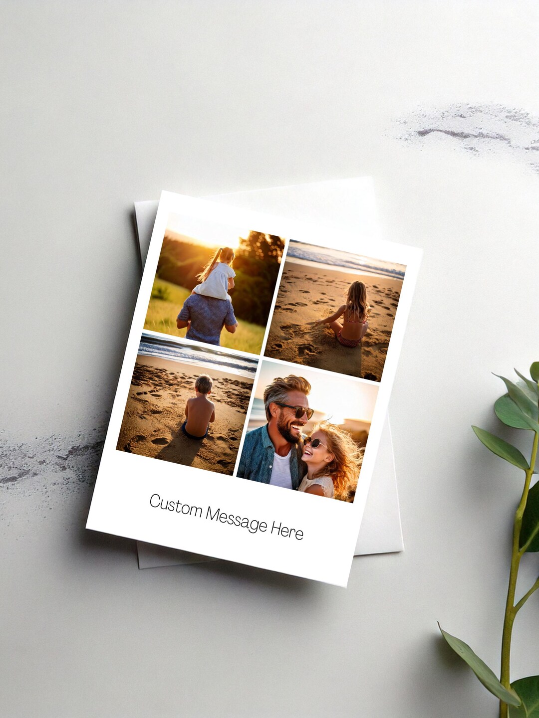 Custom Collage Photo Card, Custom Picture, Personalisable, Custom Card ...