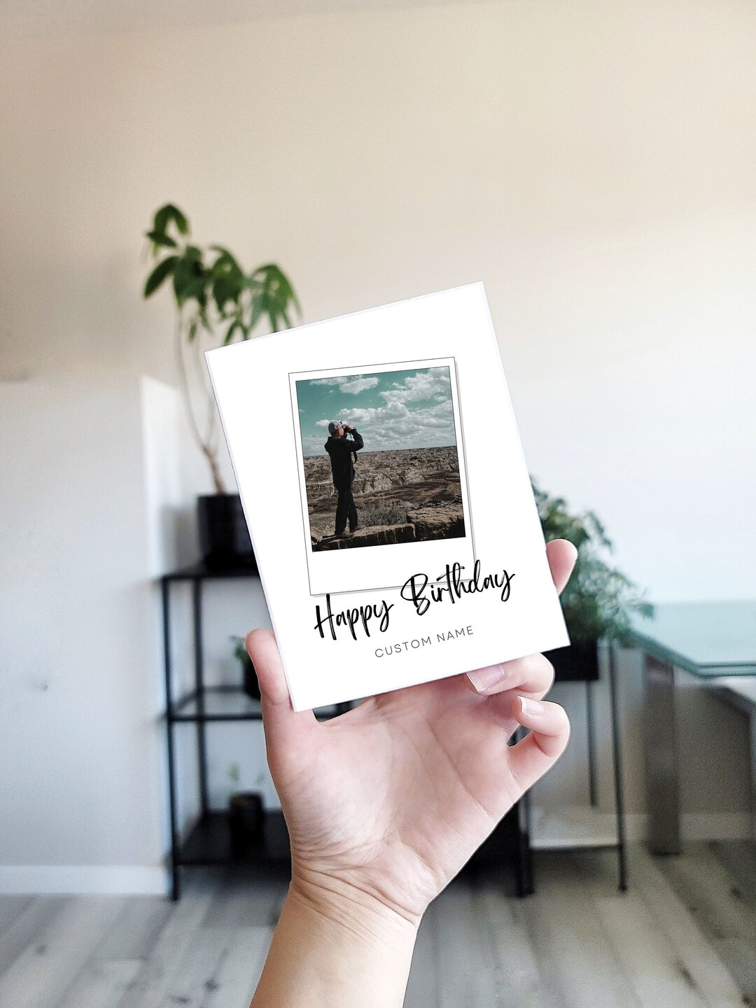 Happy Birthday Card, Custom Name, Custom Picture, Custom Photo Card ...