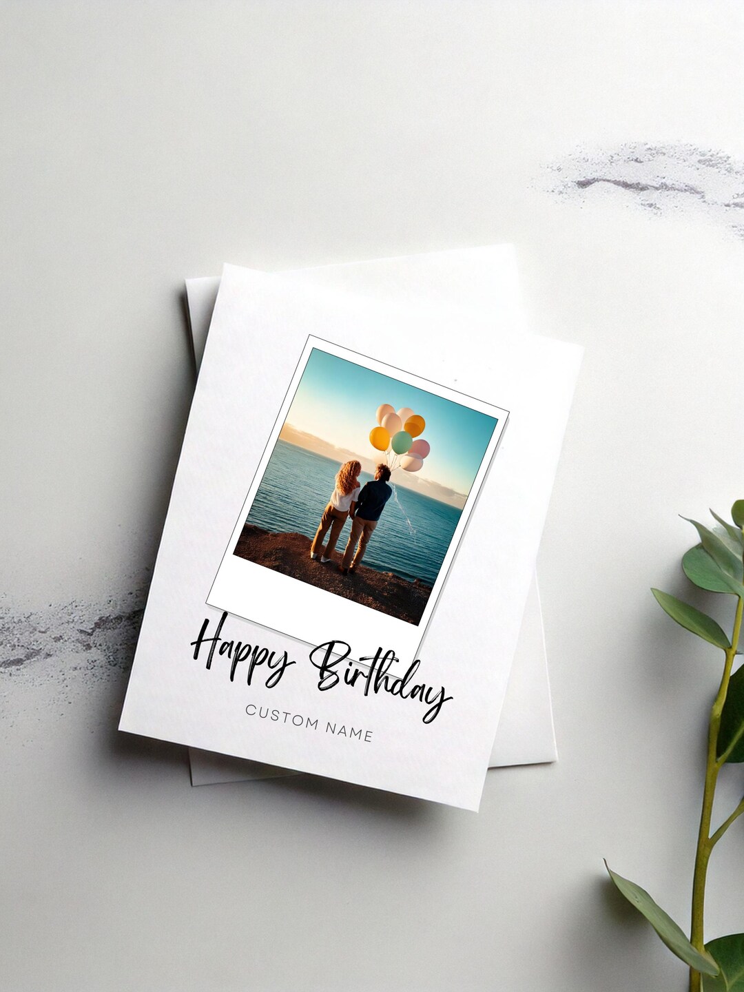 Happy Birthday Card, Custom Name, Custom Picture, Custom Photo Card ...