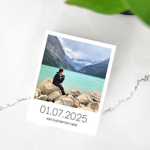 Custom Photo Card, Custom Picture, Personalisable, Custom Card ...