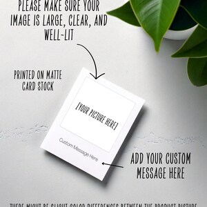 Custom Photo Card, Custom Picture, Personalisable, Custom Card ...