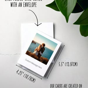 Custom Photo Card, Custom Picture, Personalisable, Custom Card ...