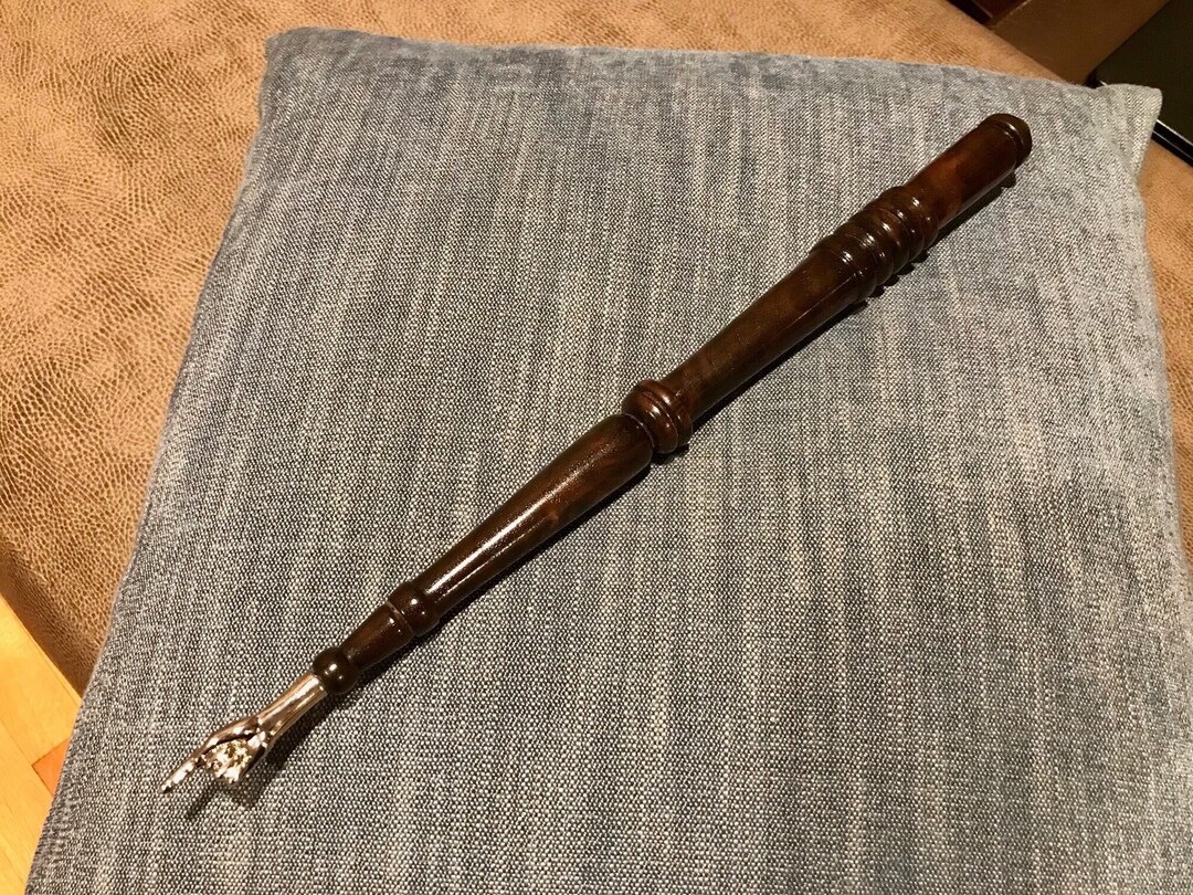 Handmade, Torah Pointer yad W Sterling Silver Hand, and Bespoke Handle ...