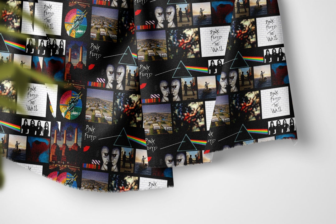 Pink Floyd Album Covers Patterns Music Patterned Fabric, Decorative ...