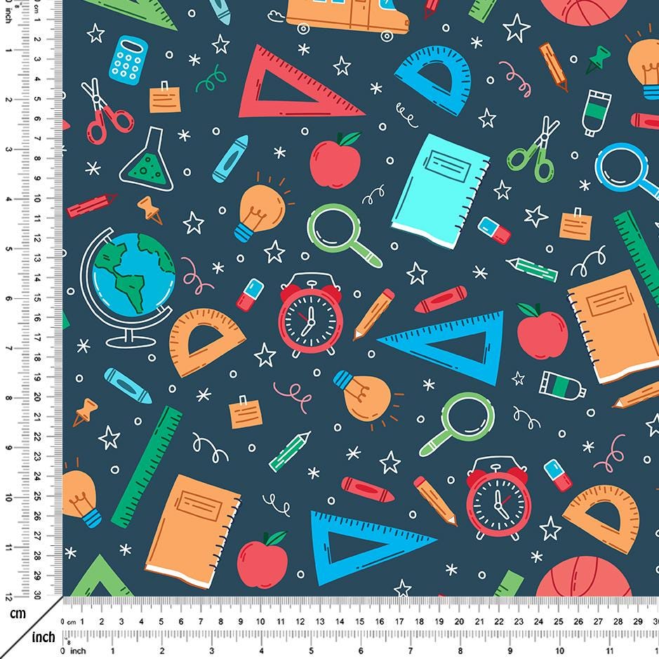 Back to School,notebook,pen,world Map,ruler, Watch, Magnifying Glass ...