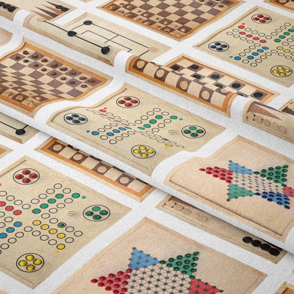 Board Game Fabric - Etsy