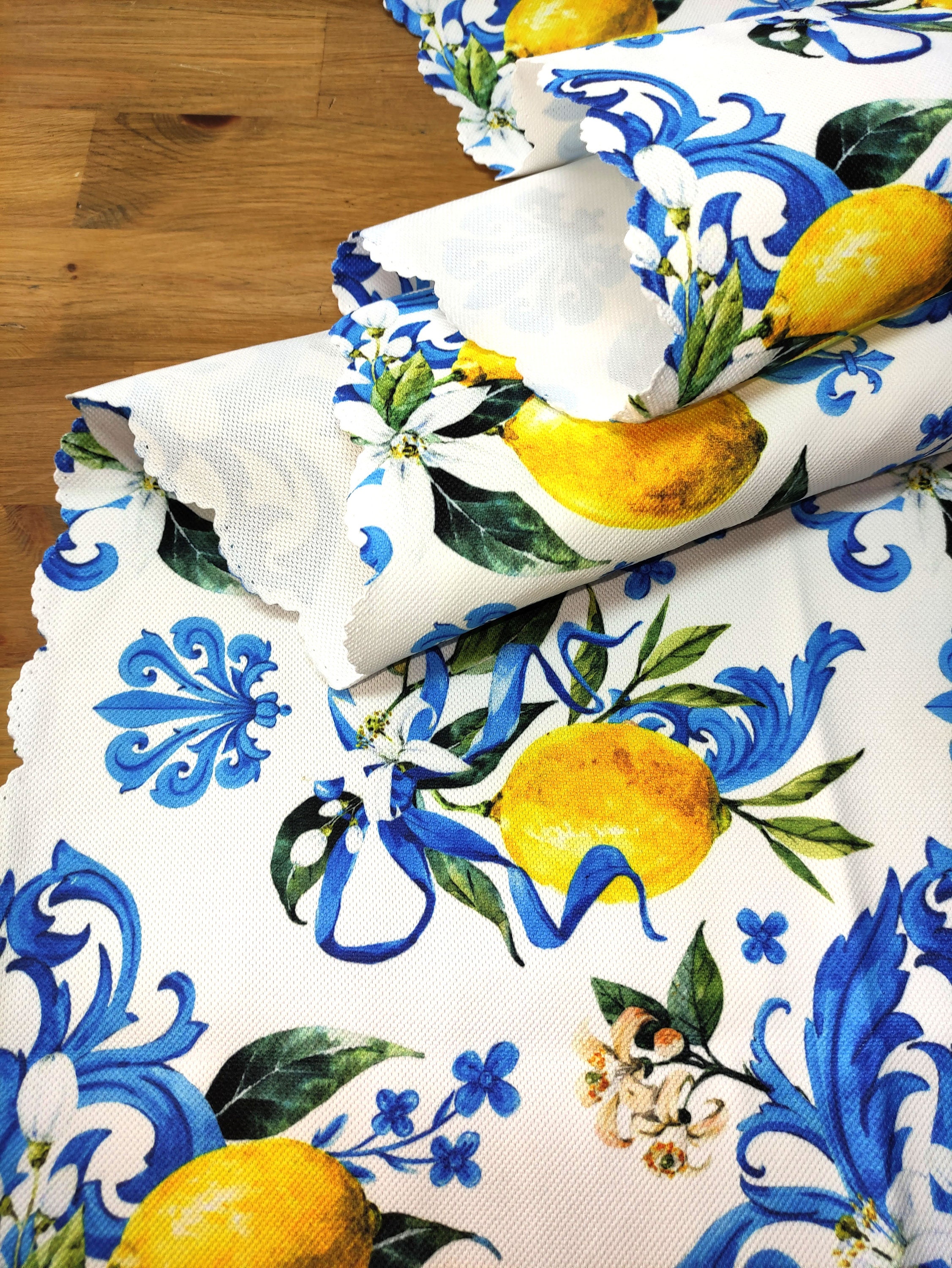 Summer Trend Lemon Table Runner High Quality Floral Lemon - Etsy