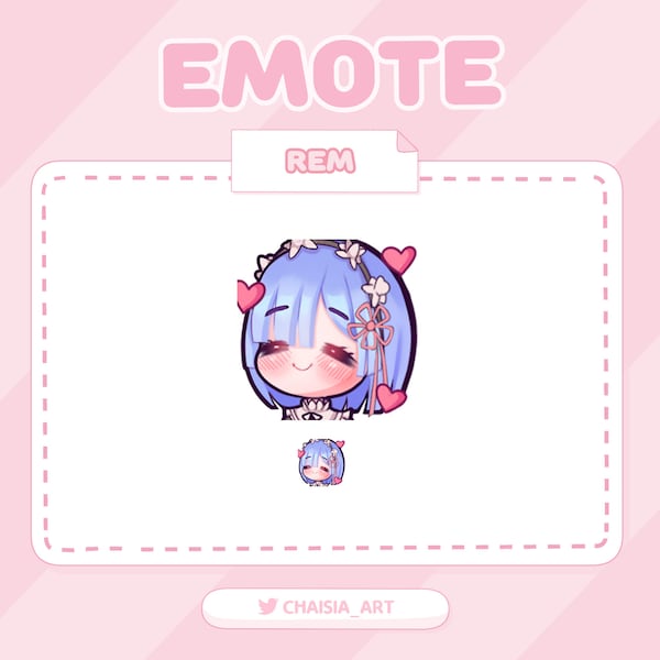 Re zero rem emotes - Etsy.de