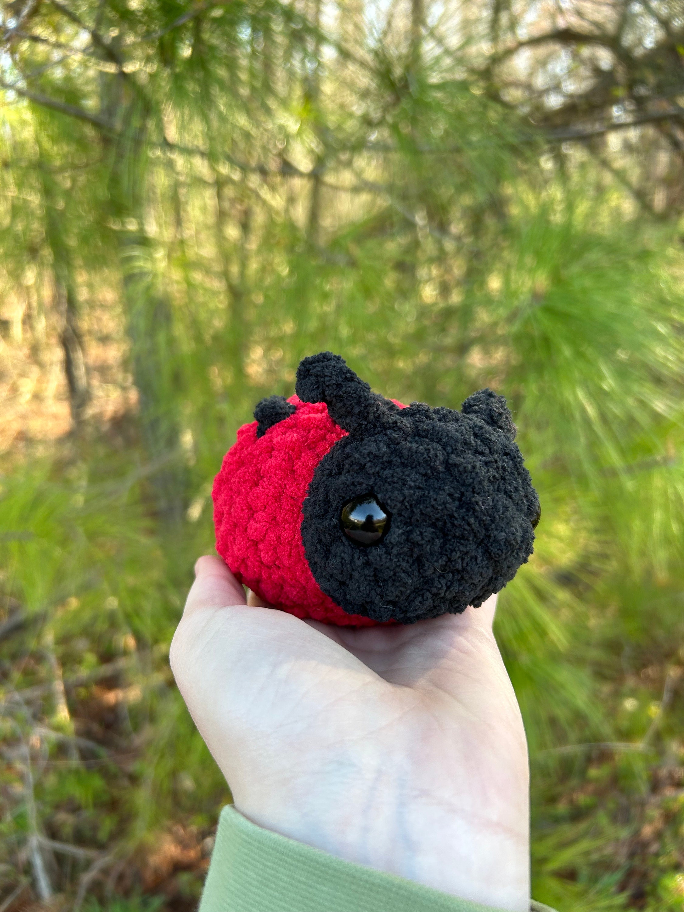 Ladybug Plushie Crochet Ladybug Amigurmi - Etsy