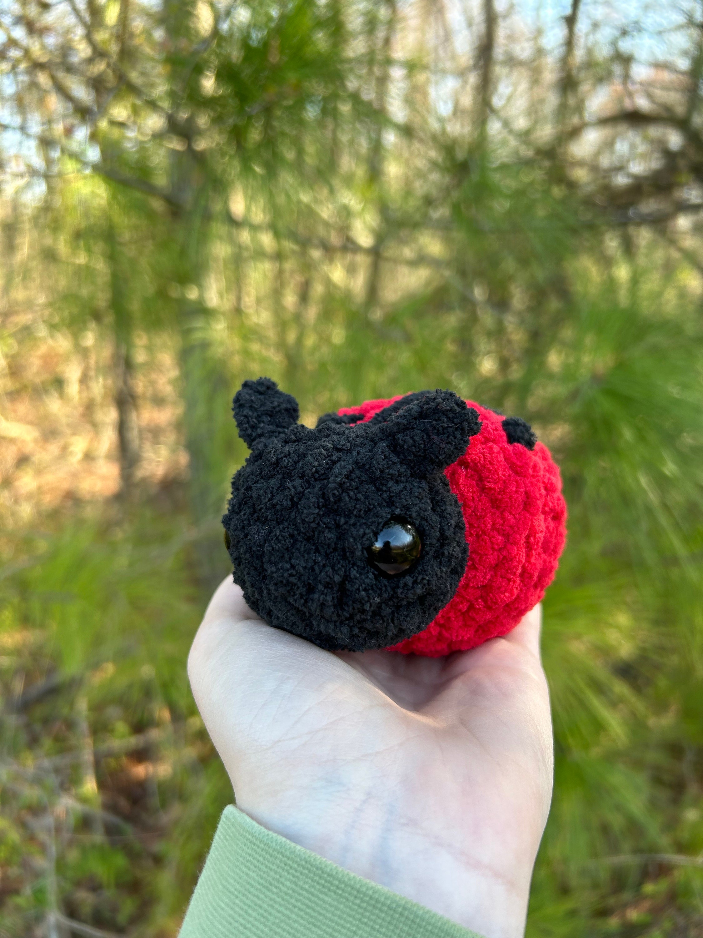 Ladybug Plushie Crochet Ladybug Amigurmi - Etsy
