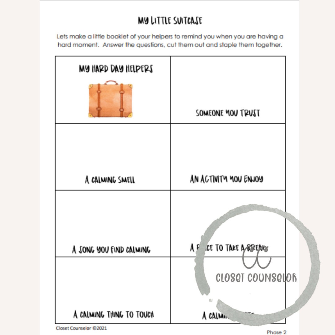 EMDR Workbook for Kids with Activities - Etsy