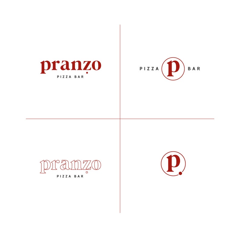 Pranzo - Semi-custom Brand Suite - Etsy