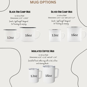 Tally Marks Tin Year Anniversary Gift Mug | Personalized 10th Wedding ...