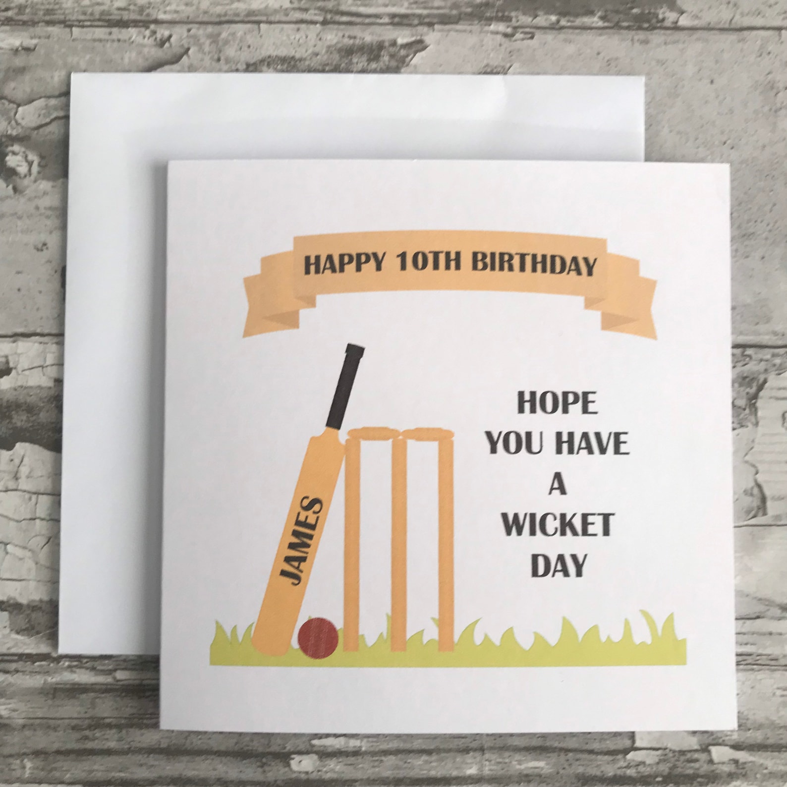 Personalised Cricket Card/cricket Birthday Card/birthday Card - Etsy UK