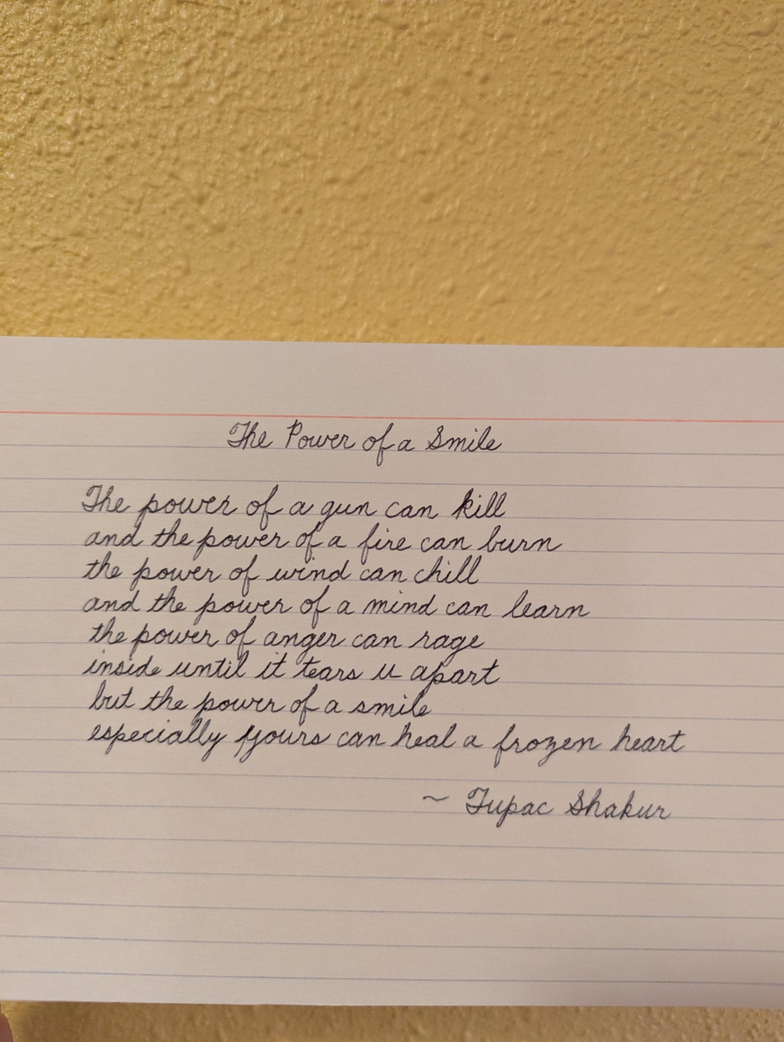 The Power of a Smile Poem - Etsy