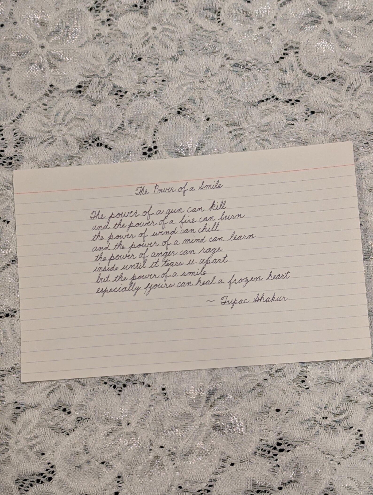 The Power of a Smile Poem - Etsy