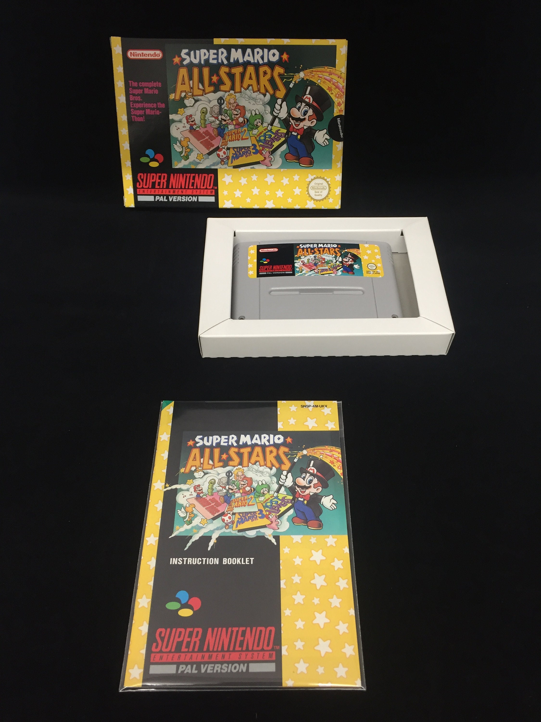 Super Nintendo / SNES - Instruction Manual Sleeves / Protectors (25 ...