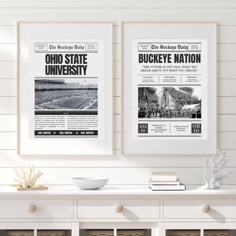 Ohio State Decor - Etsy