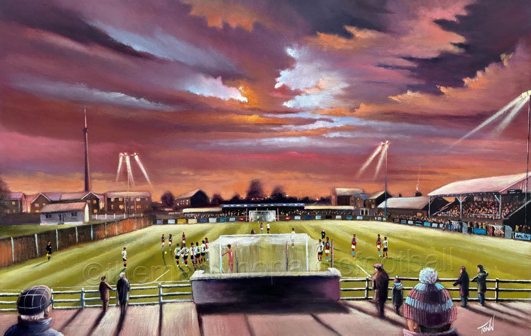 Welfare Ground, Emley AFC 20'' X 30'' Poster Print - Etsy UK