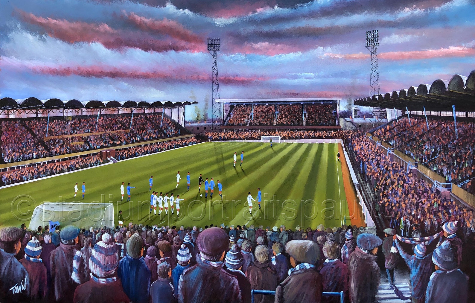 Coventry City, Highfield Road Memories - 20'' X 30'' Box Canvas Print ...